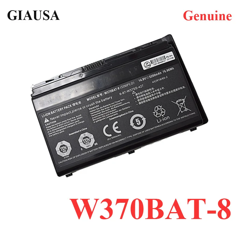 Original W370BAT-8 Laptop Battery For Clevo W350ET W350ETQ W37ET NP6350 ...