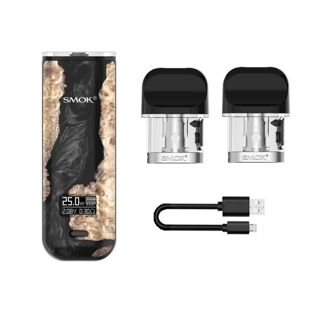Original SMOK NOVO X Pod Kit 25W Vape With 800mAh Battery 2ML Novo X DC ...