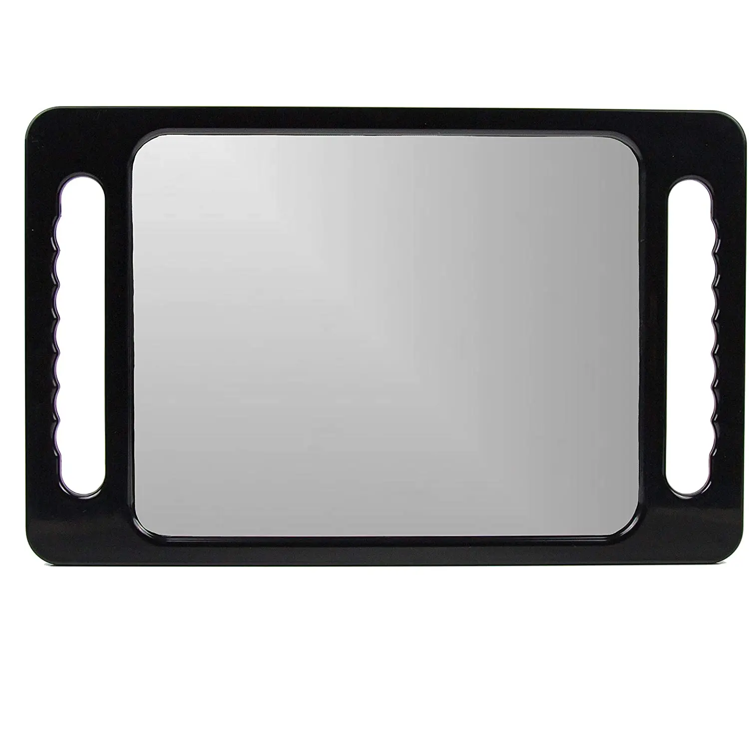 Large-Hand-Mirror-with-Double-Handle-Rectangular-Hand-Held-Mirror-with ...