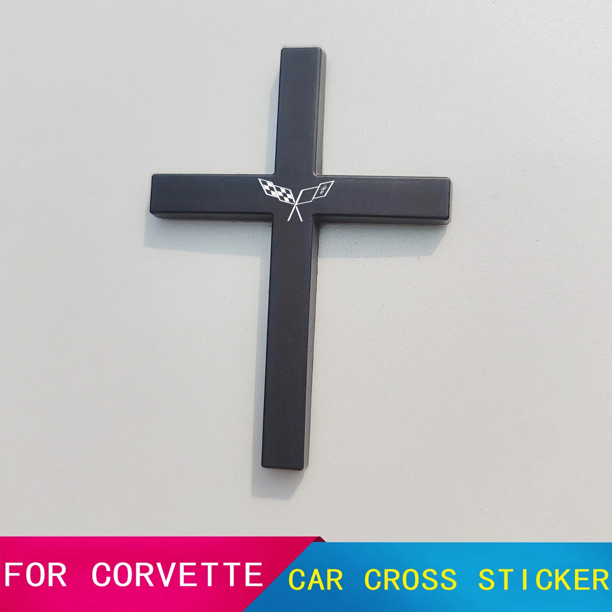 Car Jesus cross sticker Metal God Christian Cross Side Emblem Sticker ...