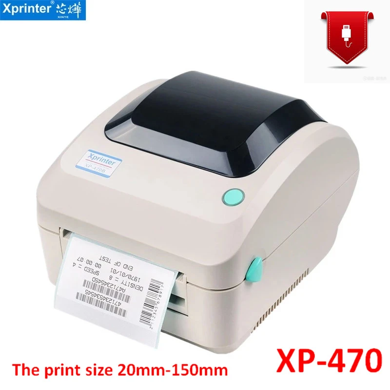Xprinter 470b 20-118mm Width High Speed 152mm/s Printer Labels Usb For ...