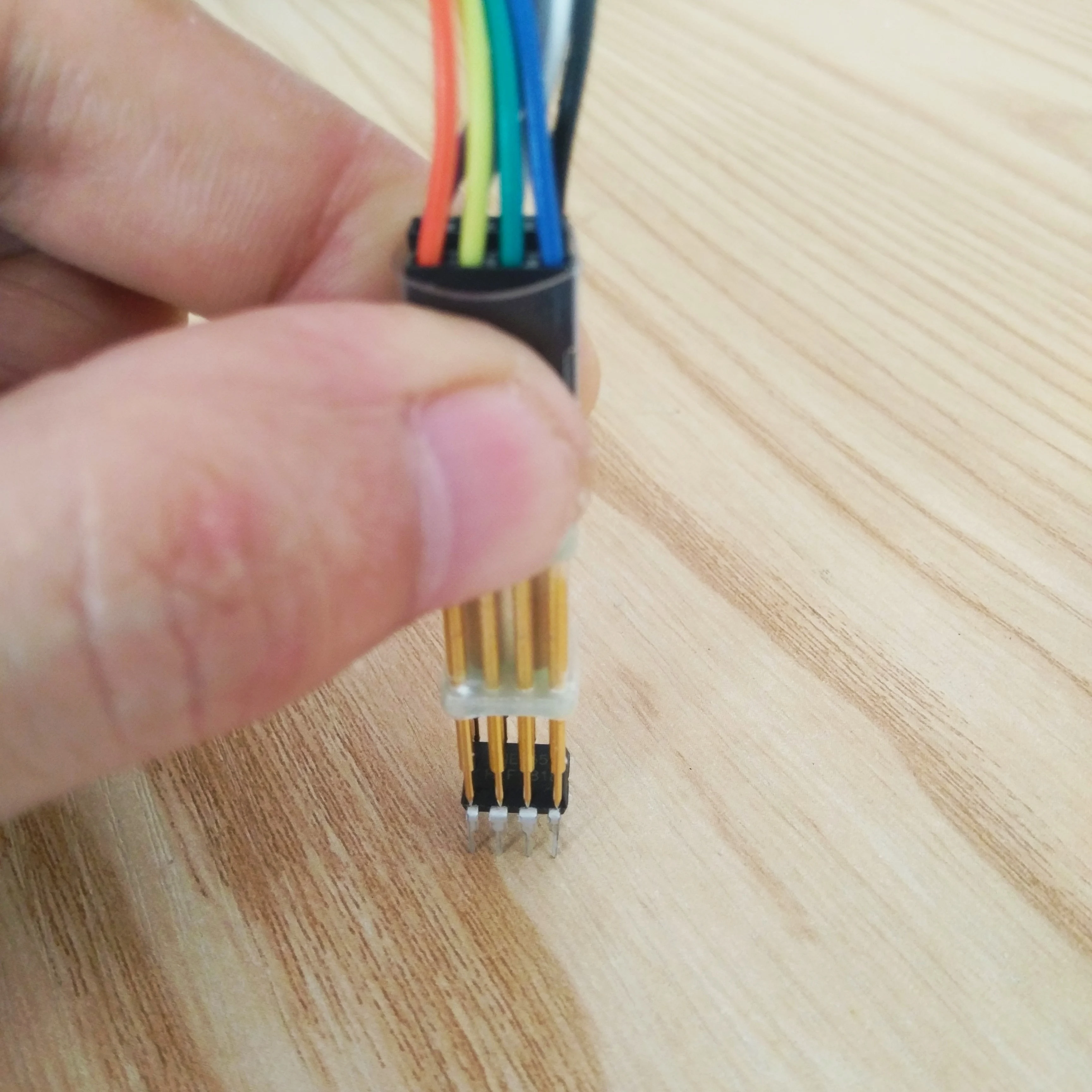 DIP8 Firmware Burning 2.54mm Probe Pogo Pin Thimble Fixture Burning ...