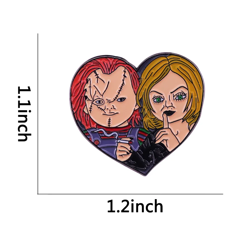 Chucky And Tiffany Drawing