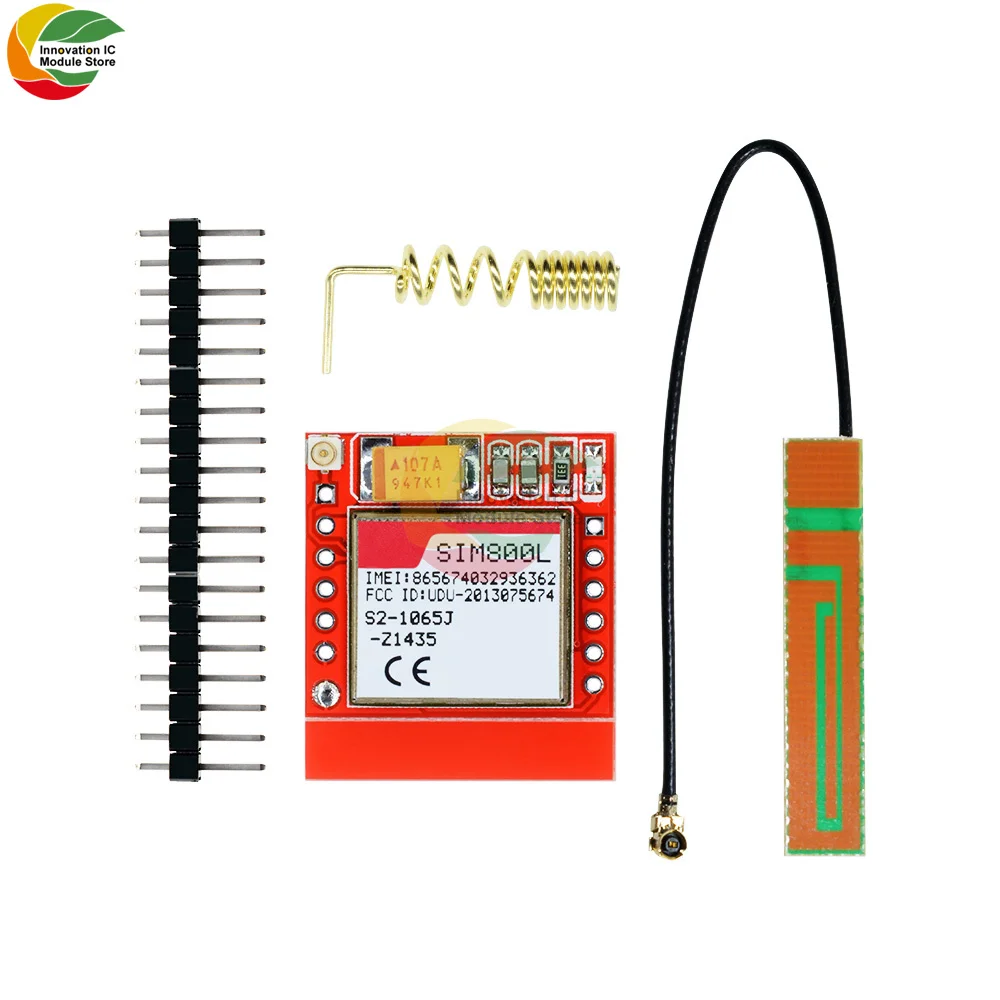 Ziqqucu-SIM800L-GPRS-GSM-Module-Core-Quad-band-TTL-Serial-Port-IPX ...