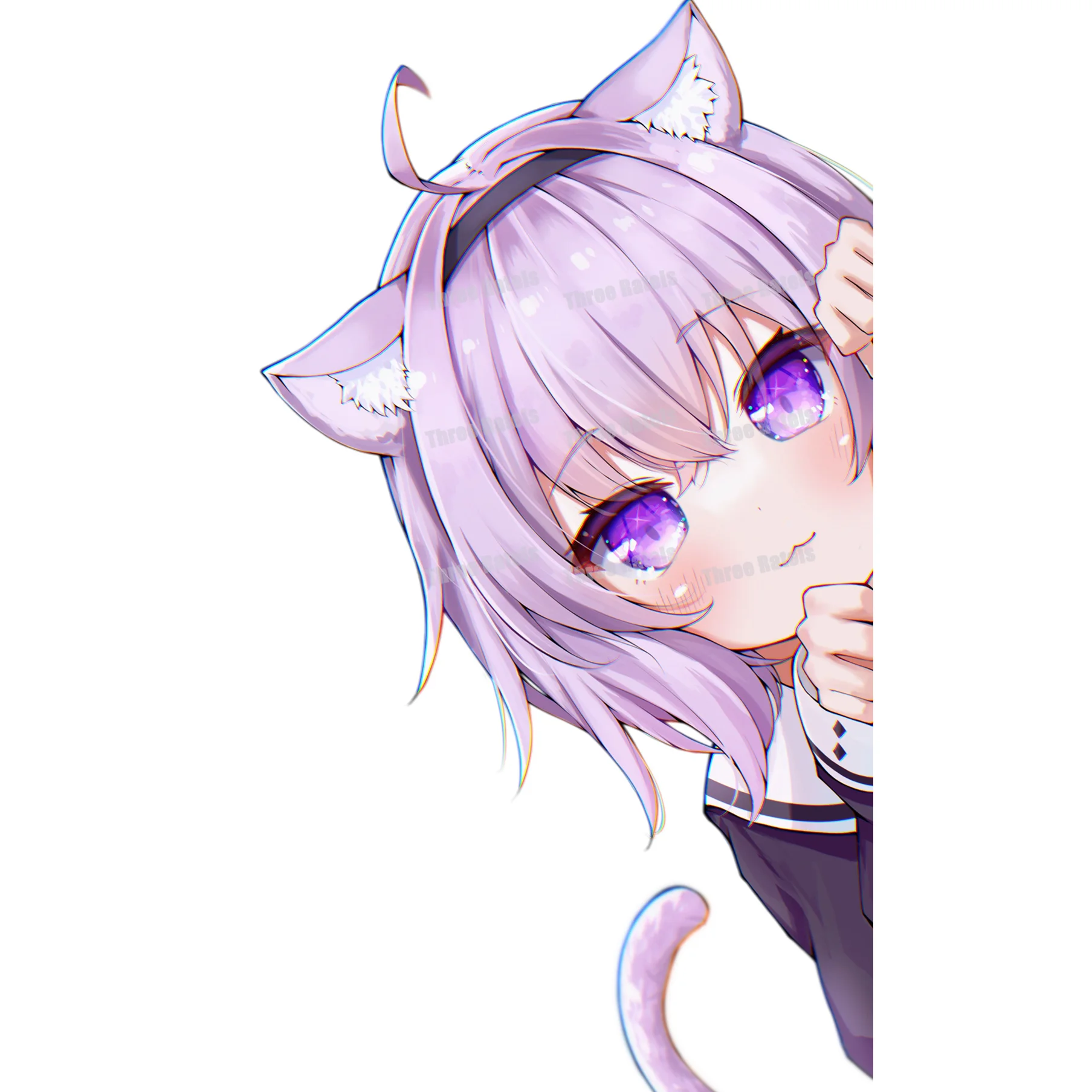 Laptop Decals & Skins Hololive Nekomata Okayu Waterproof Sticker Ecchi ...