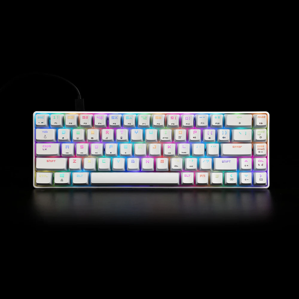 Magic Refiner Mk14 Mini Portable Blue Switch 68 Key RGB E sports Game ...