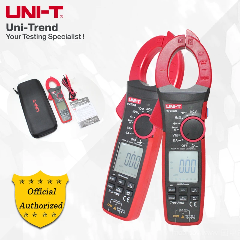 UNI-T-UT208B-1000A-True-RMS-Digital-Clamp-Meter-high-precision-high ...
