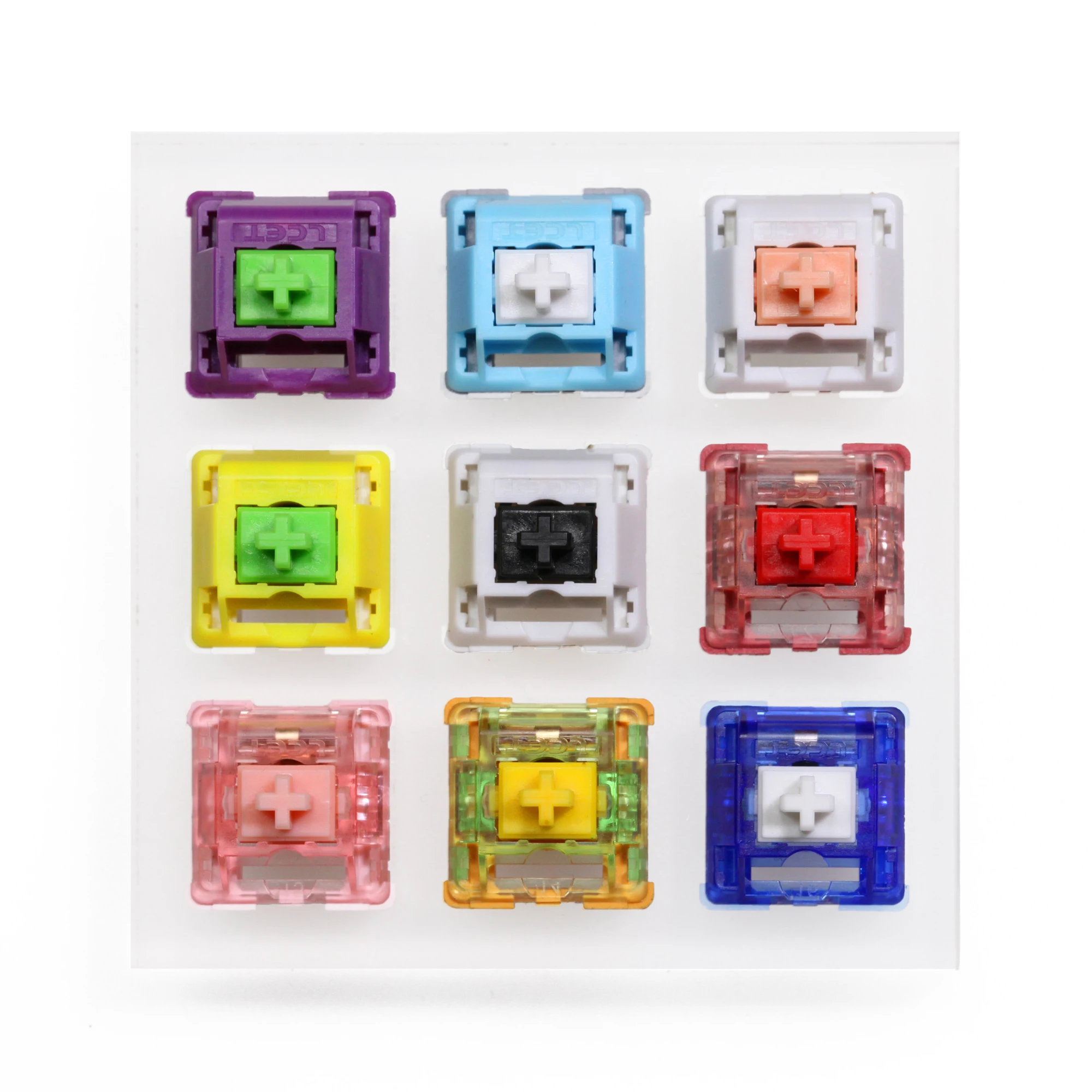 Acrylic Switch Tester 3x3 Lcet Switch For Mechanical Keyboard Joker ...