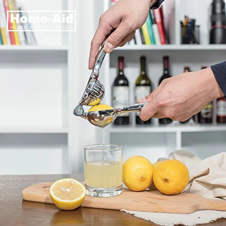 Stainless Steel Hand Press Citrus Lemon Squeezer Lime Orange Juicer ...