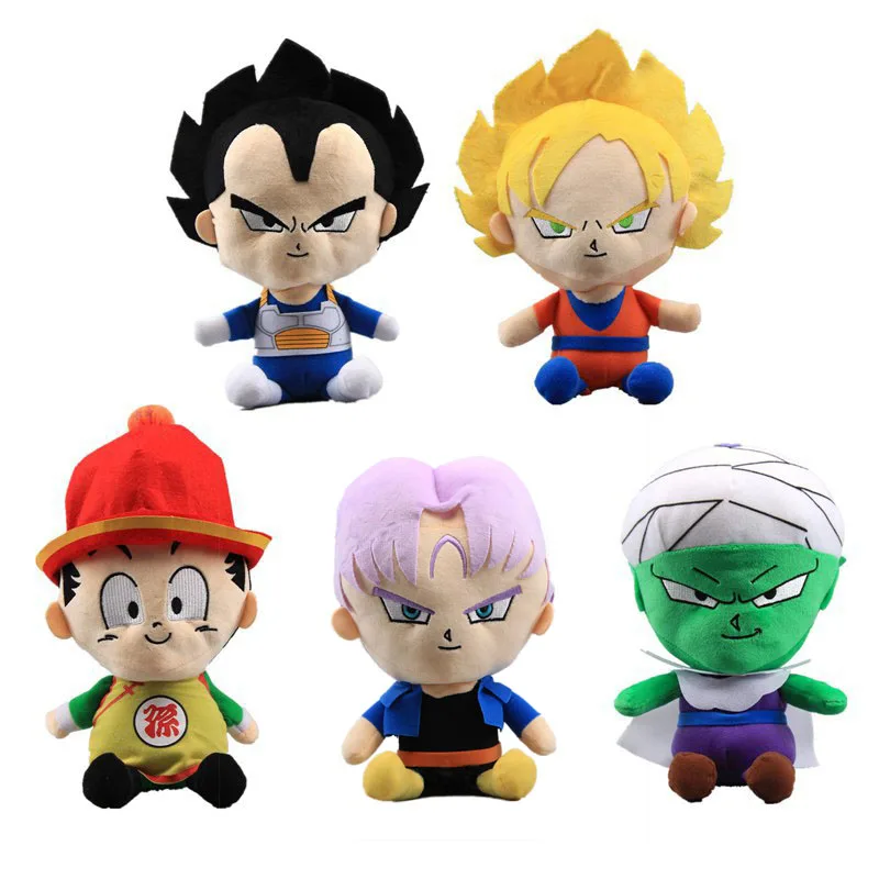 Dragon Ball Z Plush Toys Stuffed Dolls Anime Son Goku Gohan Kakarotto ...