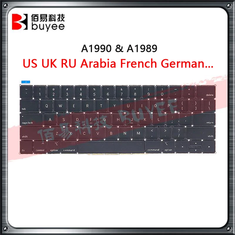 Original-Laptop-15-4-13-3-A1990-A1989-US-UK-RU-Arabia-French-German ...