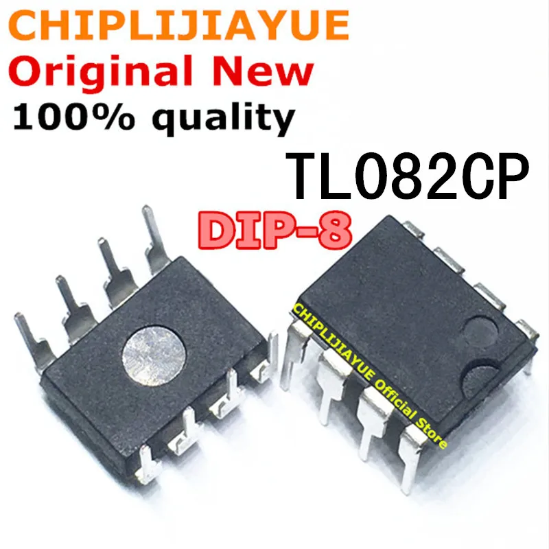 Chipset ic novo e original, 10 peças tl082cp dip 8 tl082 tl082cn dip8 ...