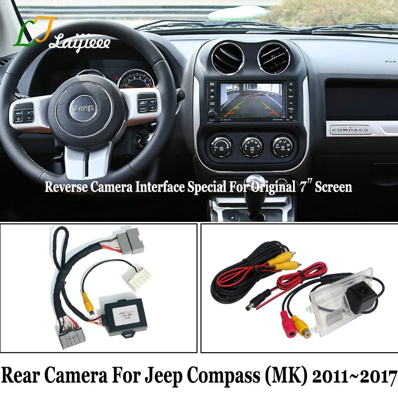 Reverse Camera Kit For Jeep Compass Patriot Mk 2011 To 2017/ Hd ...