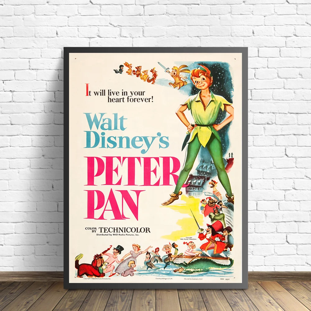 Peter Pan 1953 Poster