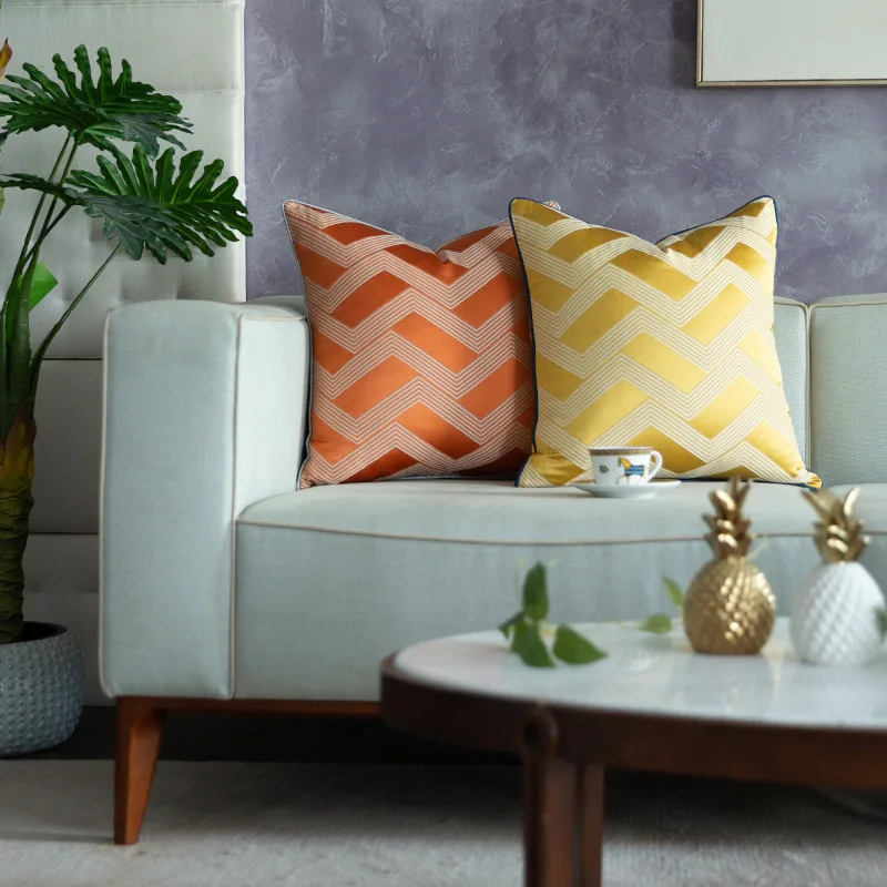 Home Decor Cushion Cover Decorative Square Pillow Case Modern Simple ...