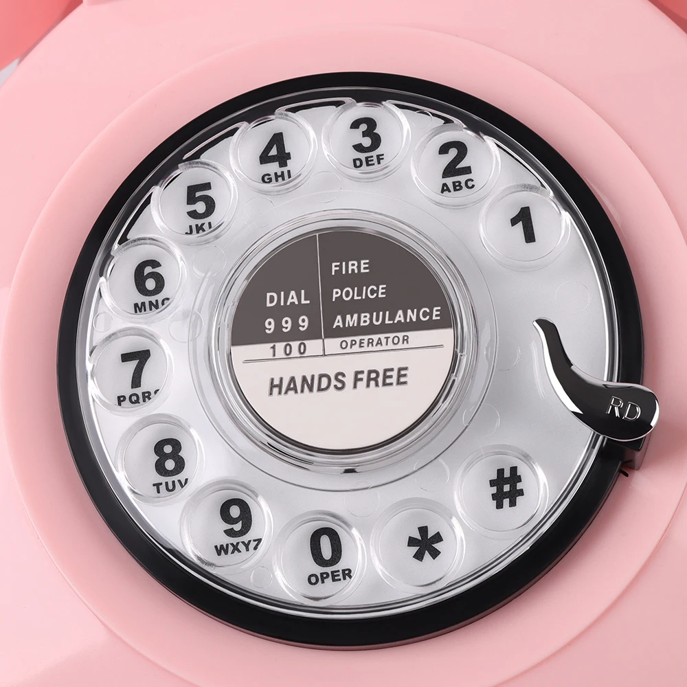 Pink Rotary Dial Telephone