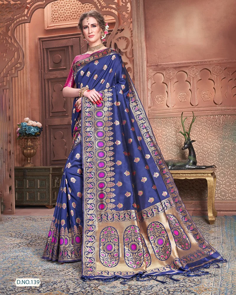 Sari de India estilo étnico Mujer bordada de seda vestido tradicional ...