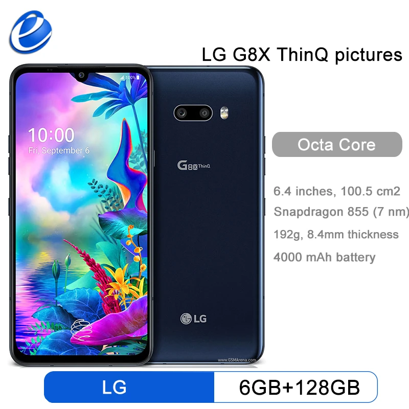Lg smartphone g8x thinq original desbloqueado, 128g, lte, android, octa ...