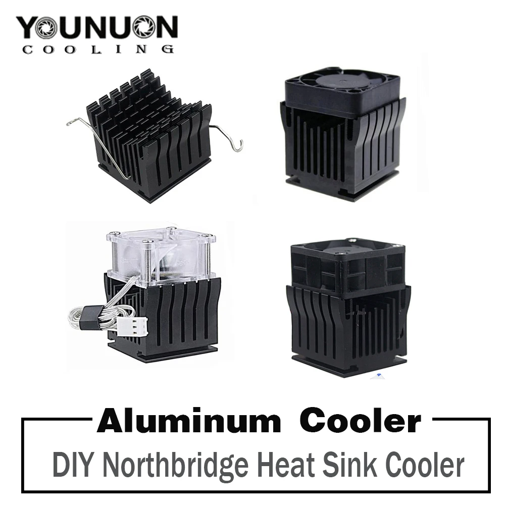 DIY-Aluminium-Northbridge-Heatsink-Cooler-Motherboard-Radiator-w-4cm ...