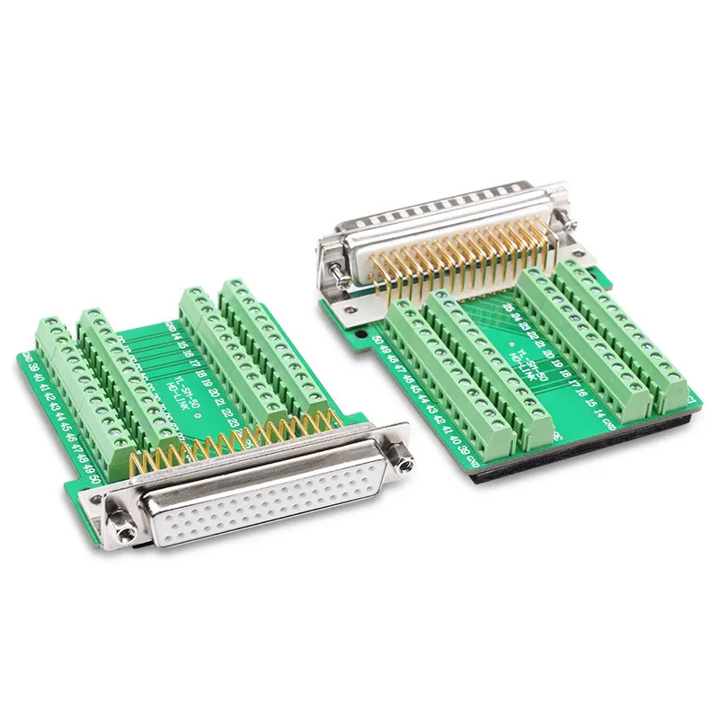 D-SUB 50PIN DB50 Solder-free Three 3-row 50-pin Connector Solder-free ...