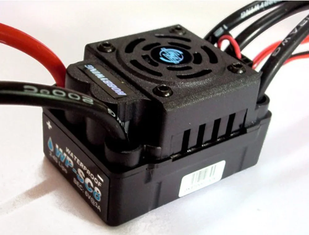 Hobbywing CONTROLADOR DE VELOCIDAD EZRUN WP SC8, 120A, 120A RTR ...