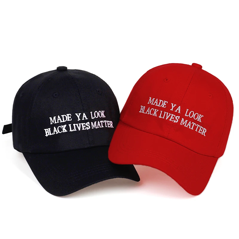 Made Ya Look Black Lives Matter Embroidery Baseball Cap Men's Women ...