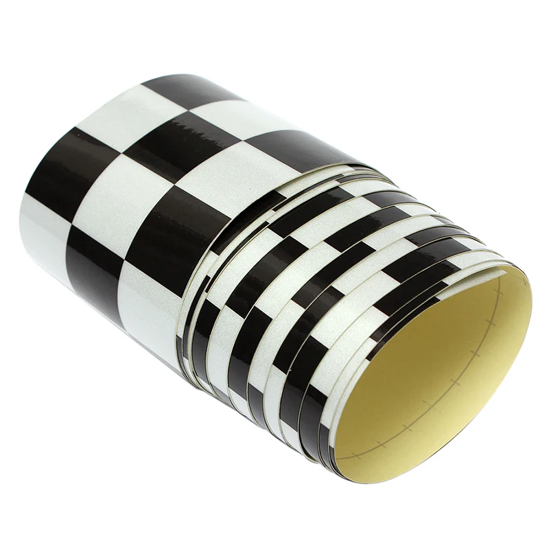 3-inch-Black-White-Checkered-Decal-Tape-Car-motorcycle-Bike-Tank ...