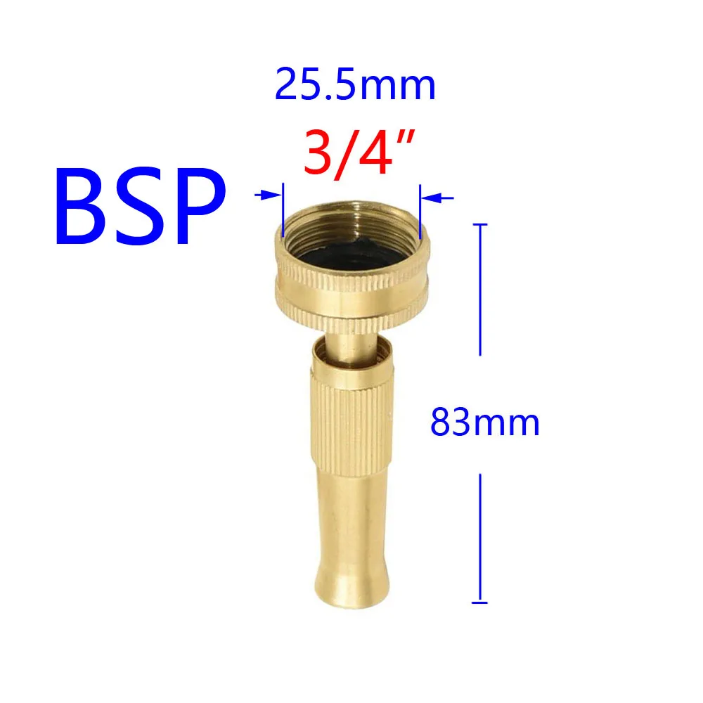 Arrosage,Pistolet d'arrosage réglable en laiton 1-2, système d'arrosage de jardin, de pelouse ...