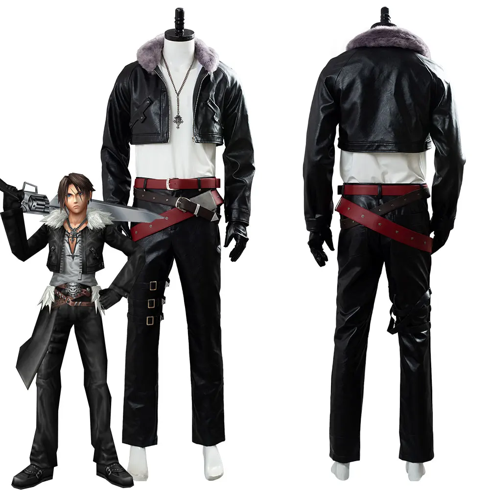 Final Fantasy 8 Remastered Costume Squall Leonhart Cosplay Outfit Full ...