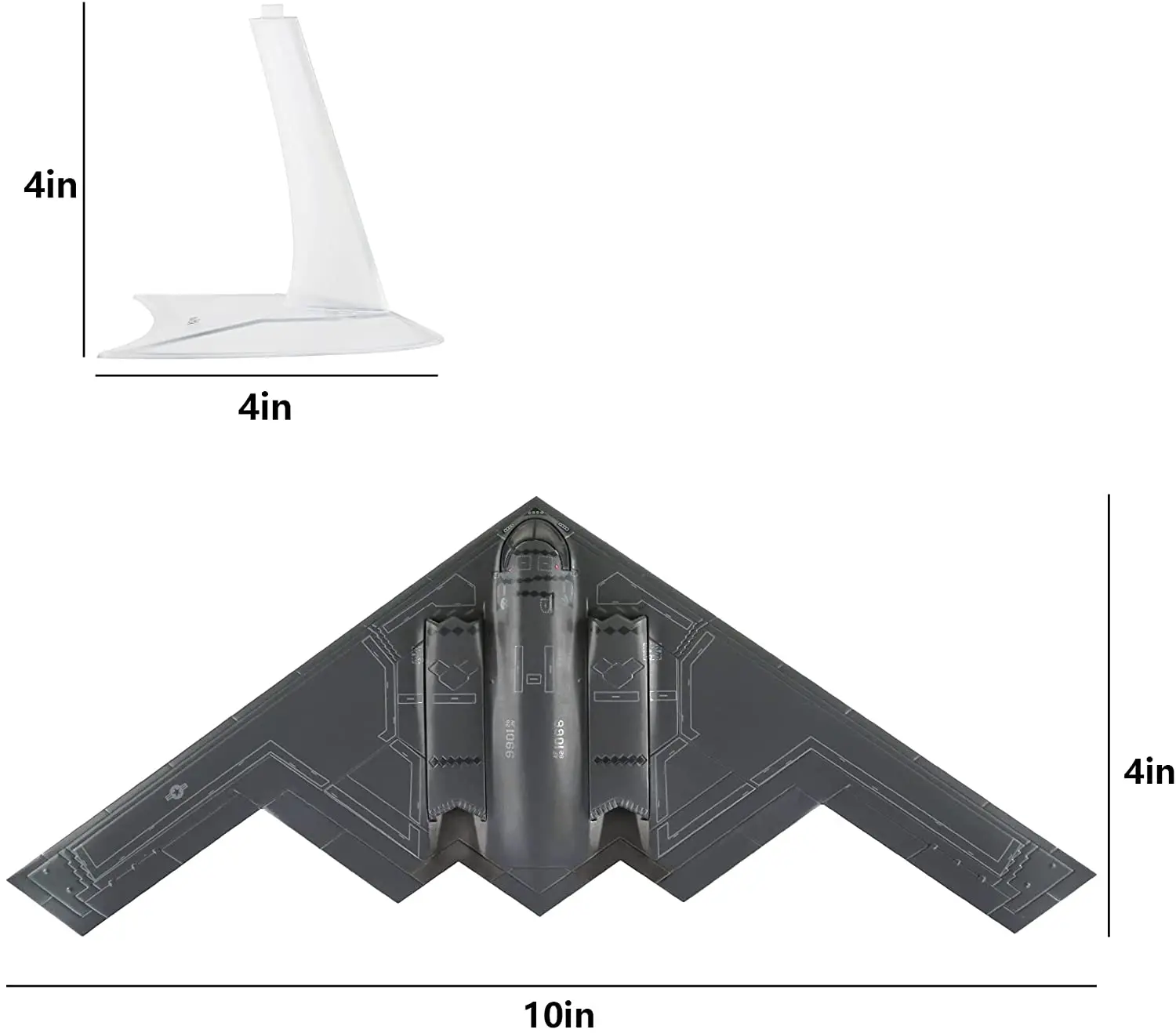 Stealth Bomber Top View