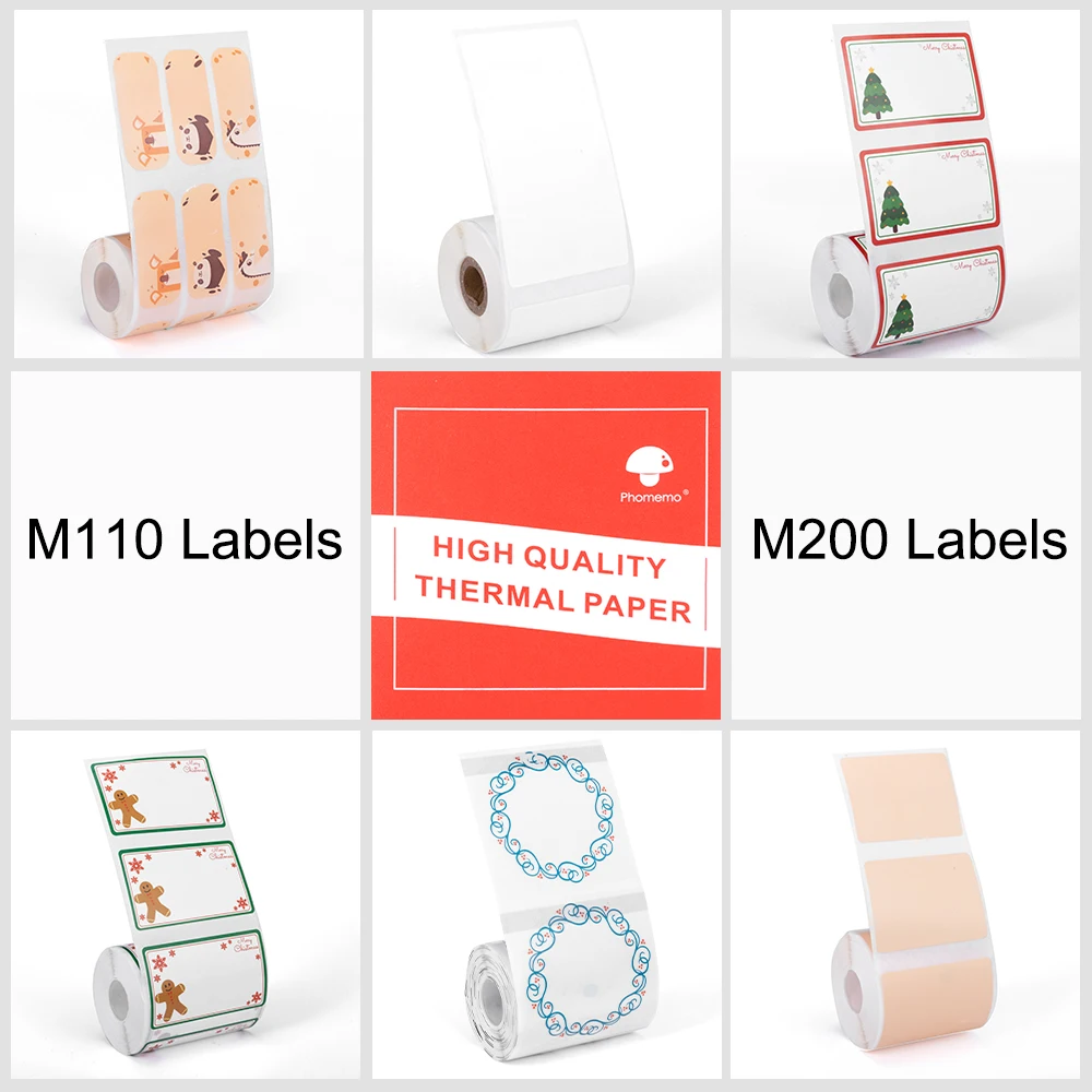 Phomemo-M110-M200-Thermal-Name-Sticker-Label-for-Home-Office-Name-Label ...