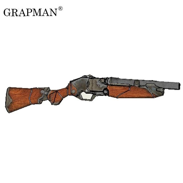 Paper Double Barrel Shotgun