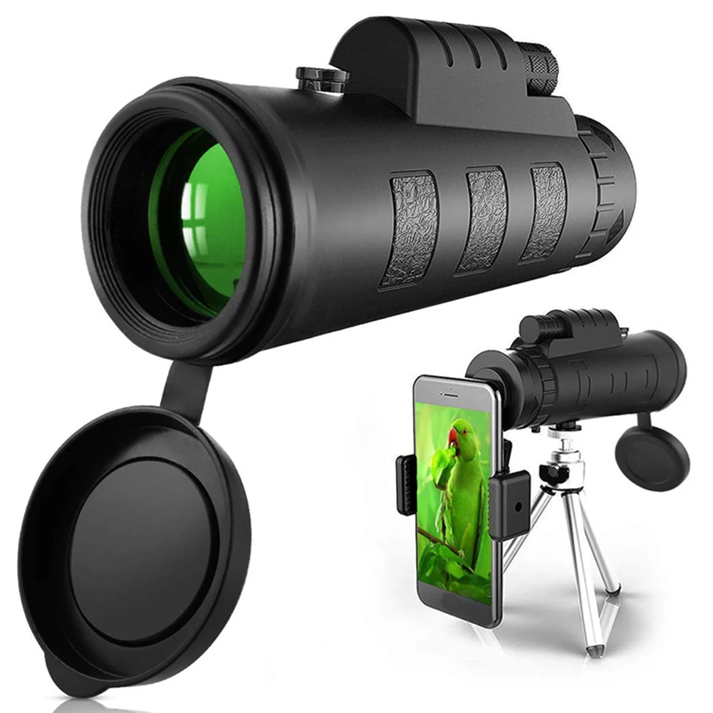 Clear Night Vision Telescope 40X60 HD Monocular Portable Quick Release ...