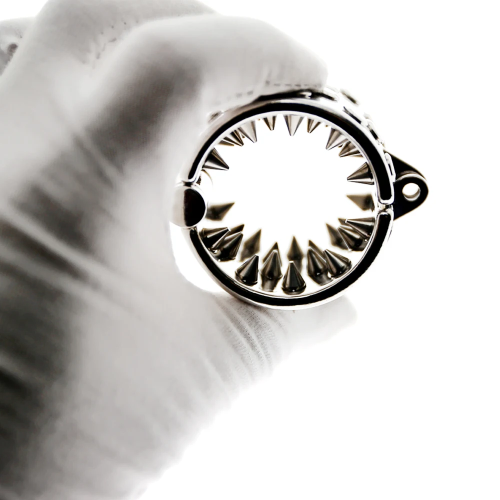 Kalis Teeth Extreme Chastity Device Spike Cock Ring Cock Lock for Men ...