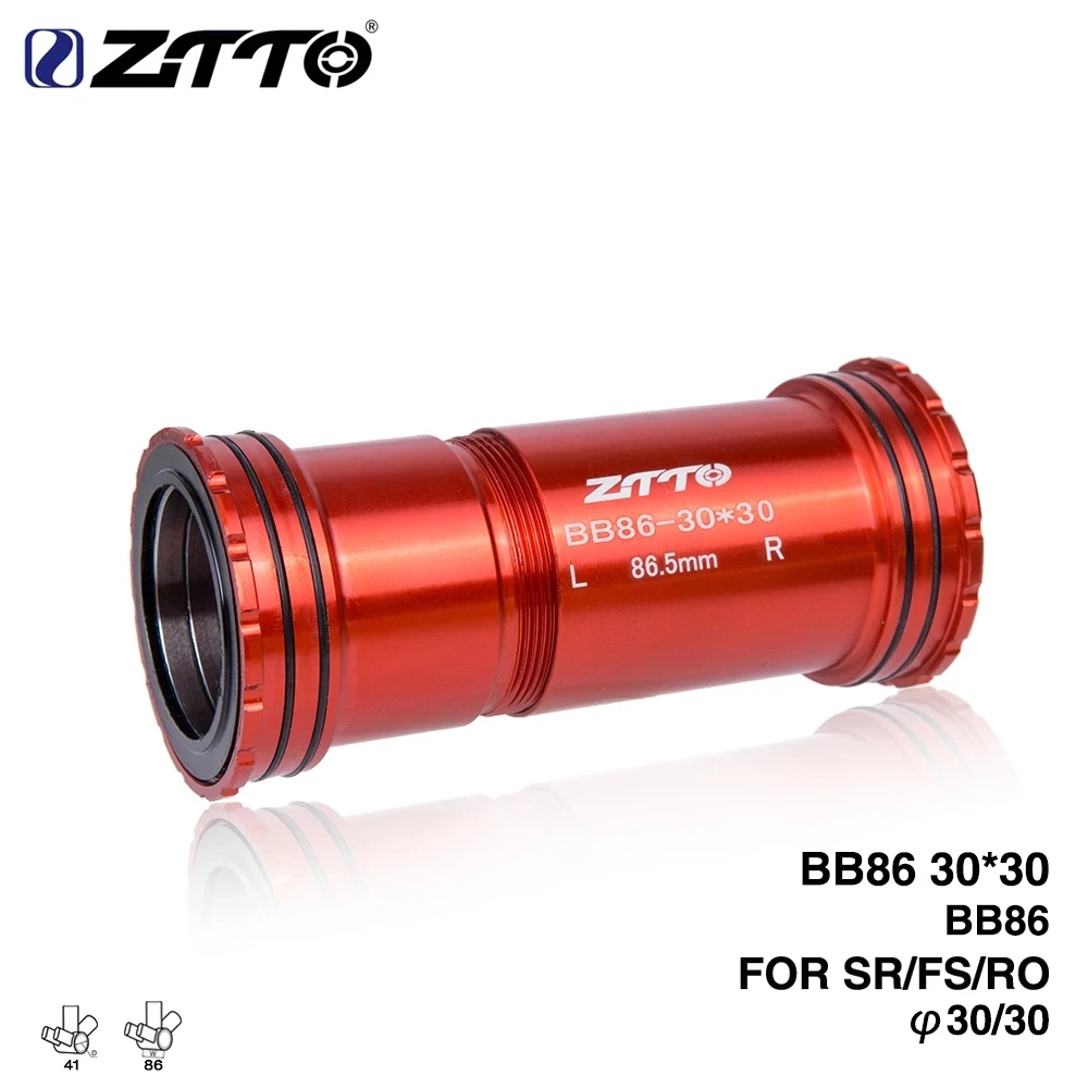 Ztto Bb86 Bb92 30mm Press Fit Bottom Brackets 4 Bearings For Road Bike ...