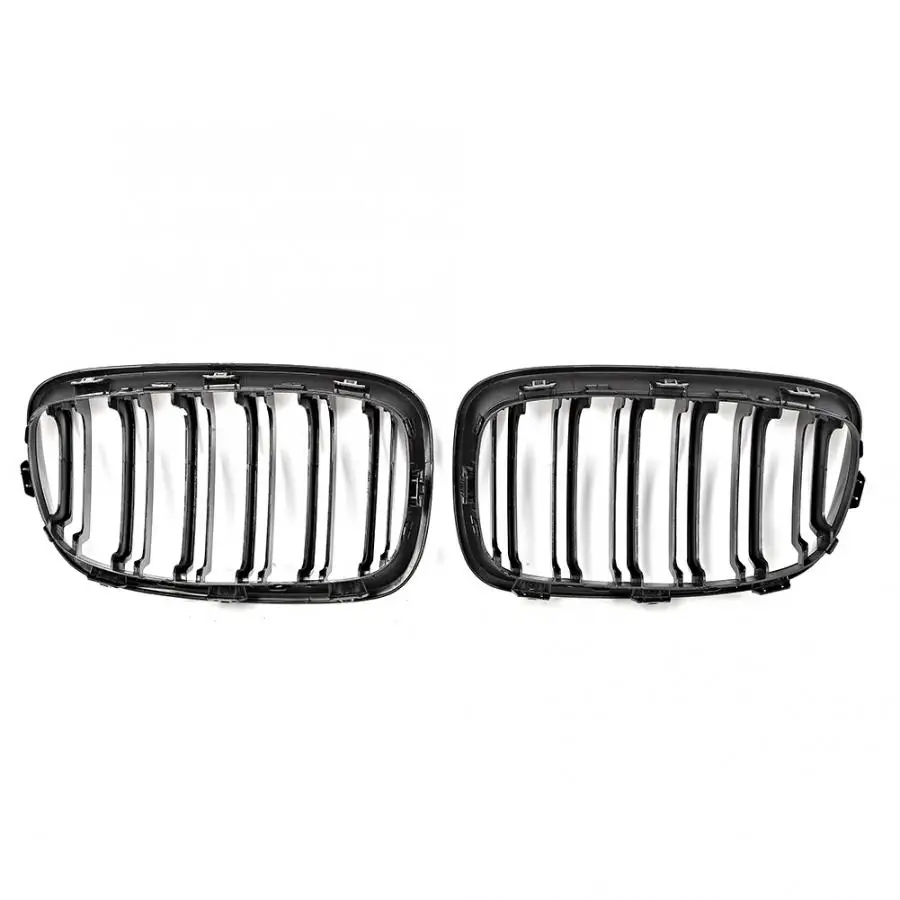 Bumper Grille Glossy Black Style Front Kidney Grill Grille 51137262117 ...