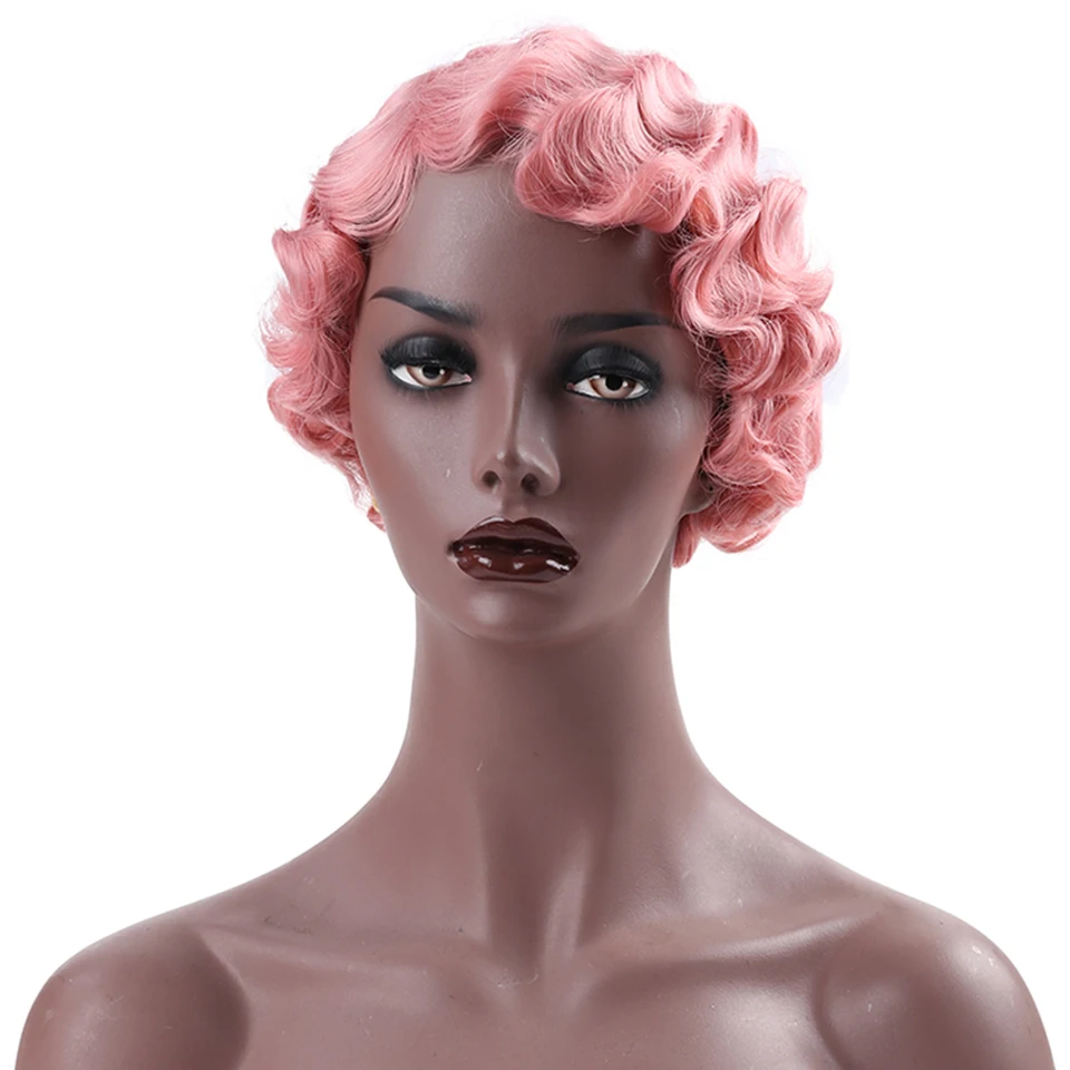 1920s Finger Waves Short Hair | Party Cosplay Wig Women Curly - 1920s ...