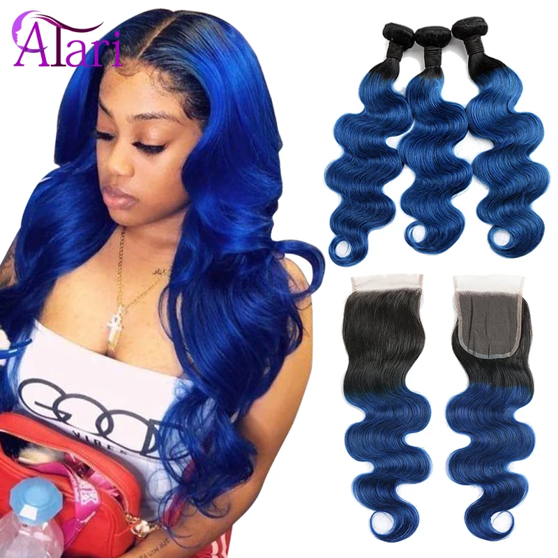 Dark Blue Ombre Hair