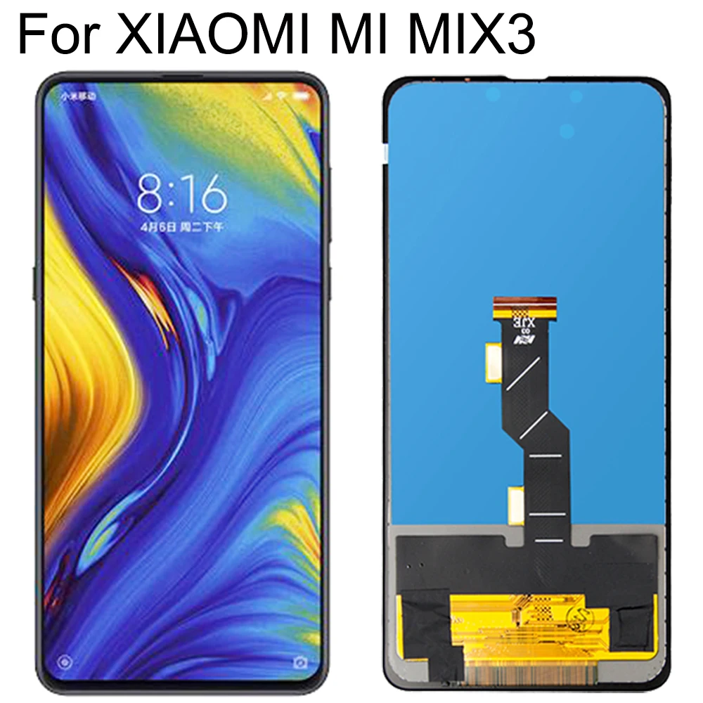 ใหม่ Mix3 Lcd สำหรับ Xiaomi Mi Mix3จอแสดงผล LCD Touch Screen Digitizer Assembly สำหรับ Xiaomi Mi ...