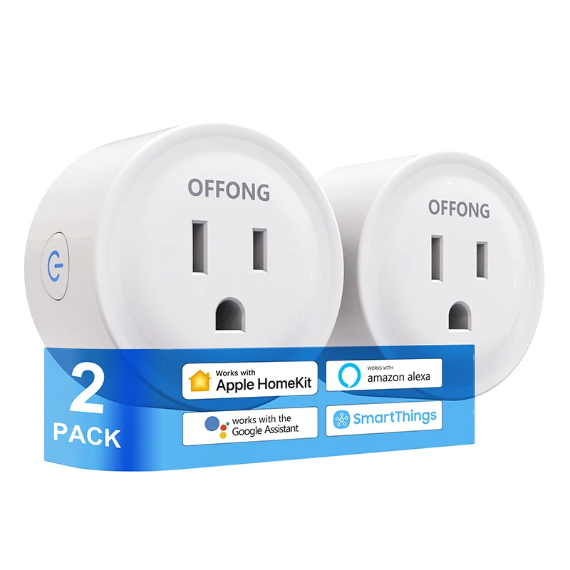Offong P2 3 wi fi inteligente scoket eua plug funciona com homekit ...