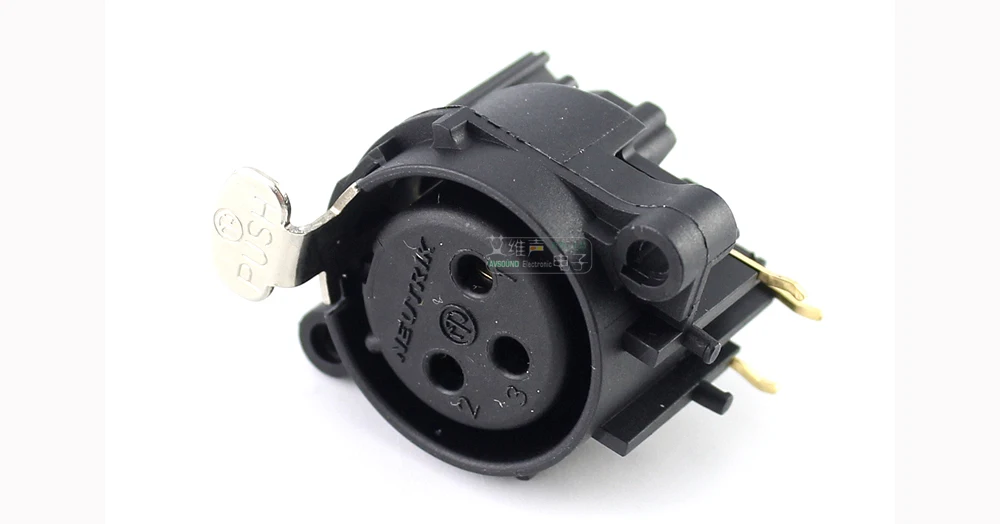 Neutrik-Prise XLR Mâle Femelle,Panneau de Montage PCB 3 Pôles,Contacts ...