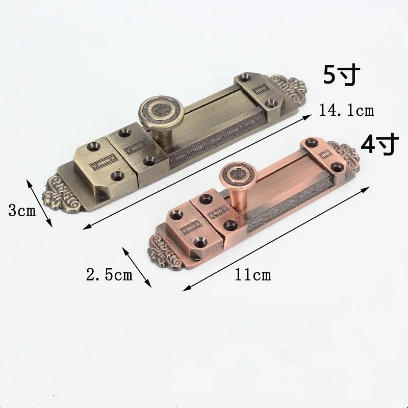 European style Zinc Alloy Solid Bolt Door Latch Vintage Security Locks ...