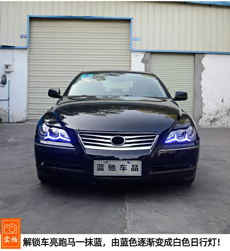 Toyota Mark X Headlights 2004-2009 Reiz Led Headlight Drl Hid Head Lamp ...