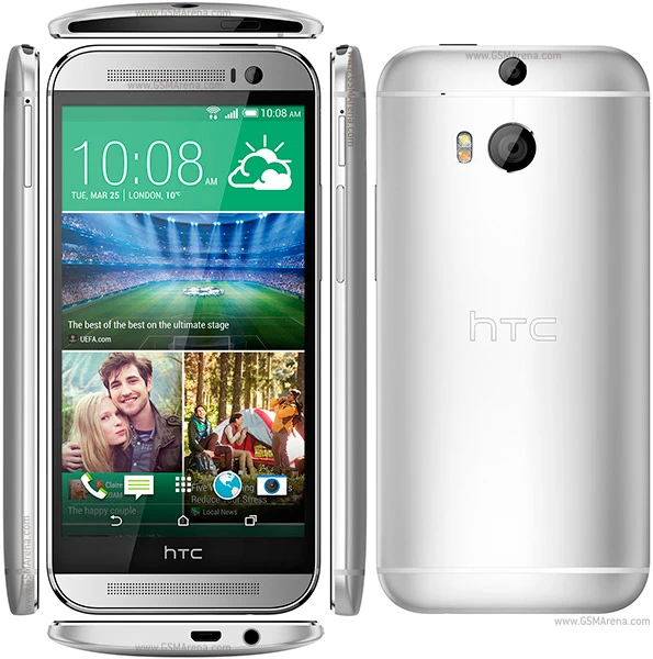 Htc One M8 Silver Front
