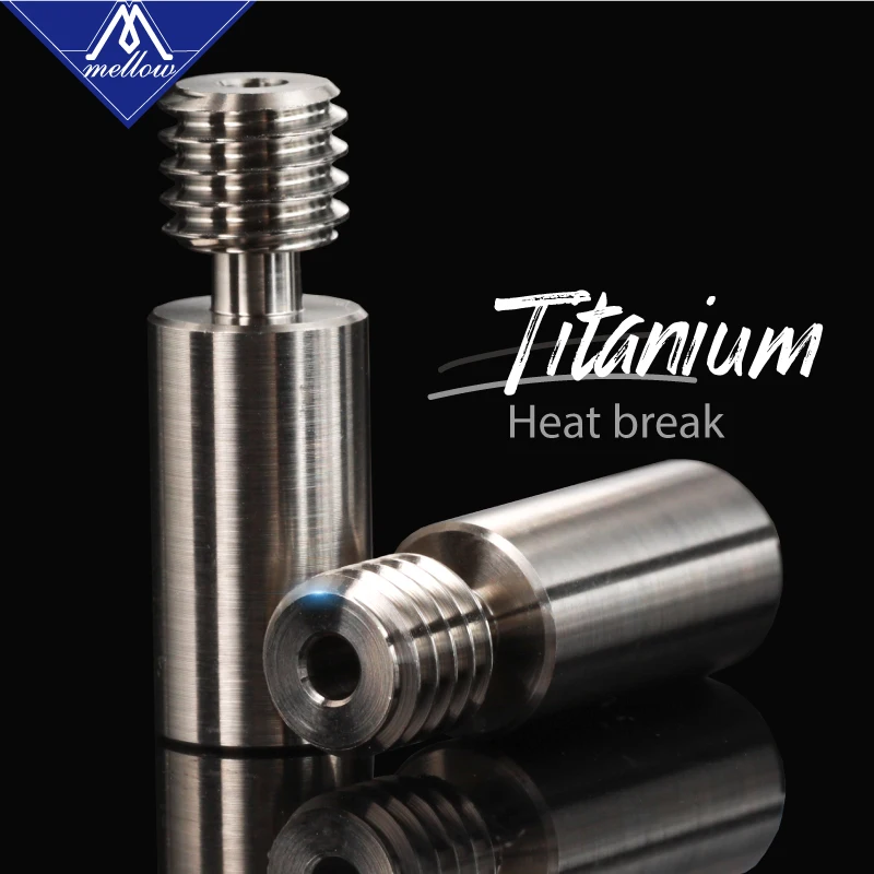 Mellow Titanium Tc4 All Metal Chimera Extruder Heat Break V6 Dual ...