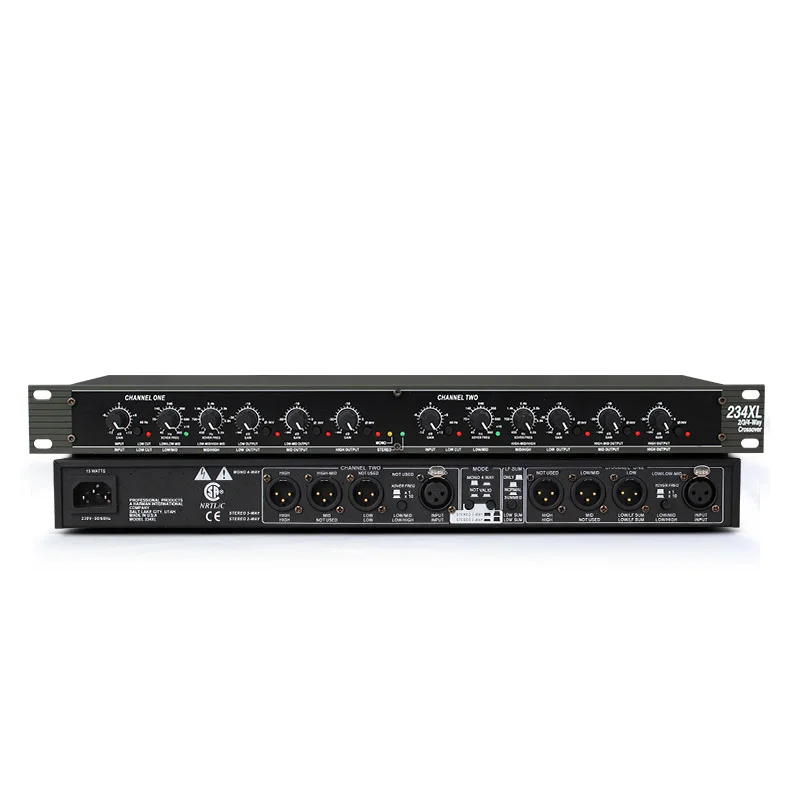 234XL crossover eletrônico profissional dual channel alta, média e ...