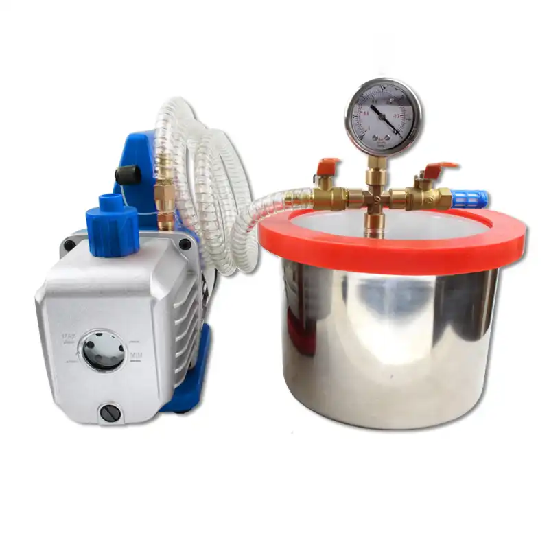 Stainless Steel Silicone Expoxy Degassing Chamber Kit With 3 CFM 1/4HP ...
