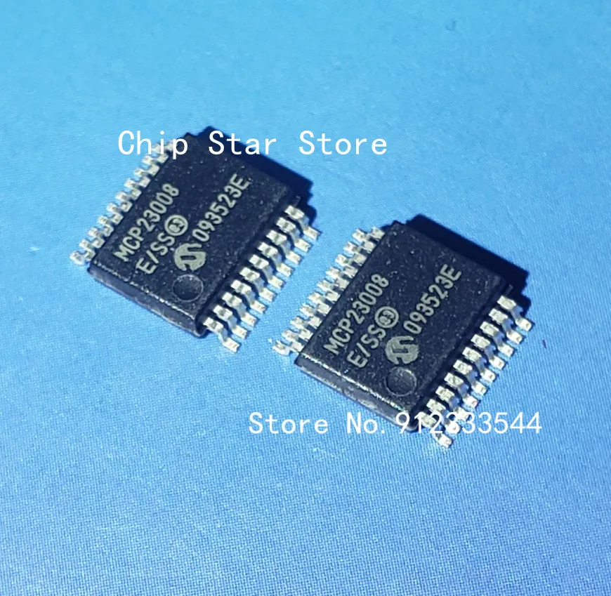 5-100pcs MCP23008-E/SS MCP23008T-E/SS MCP23008 SSOP20 I/O Expander 8bit ...