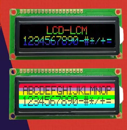 2-6-inch-18PIN-STN-FSTN-HD-1602L-LCD-Color-Screen-Module-Gray-Black ...