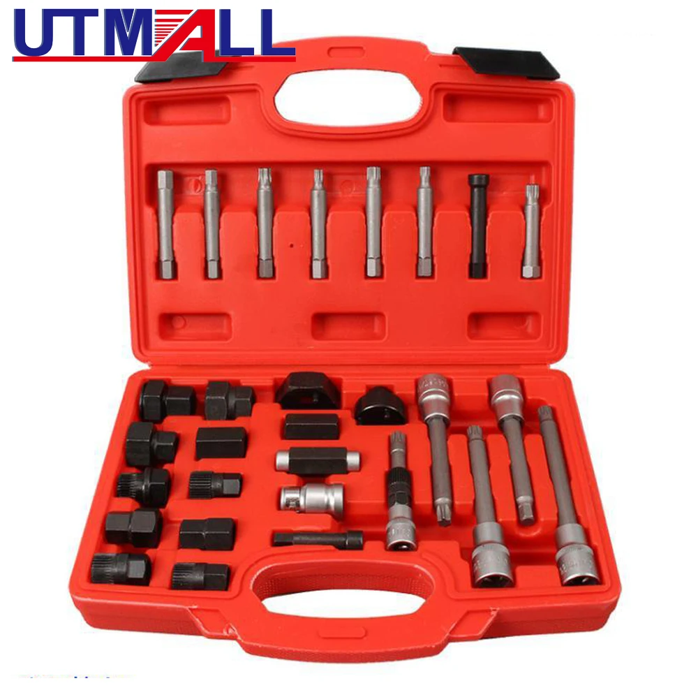 30pcs Alternator Freewheel Pulley Puller Alternators Tool Set Special ...
